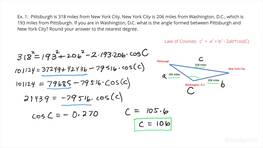 The Law Of Cosines Worksheet The Sine Rule To Find Unknown Sides And