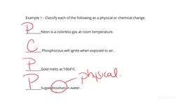 Identifying Physical And Chemical Changes Worksheet Answer Key