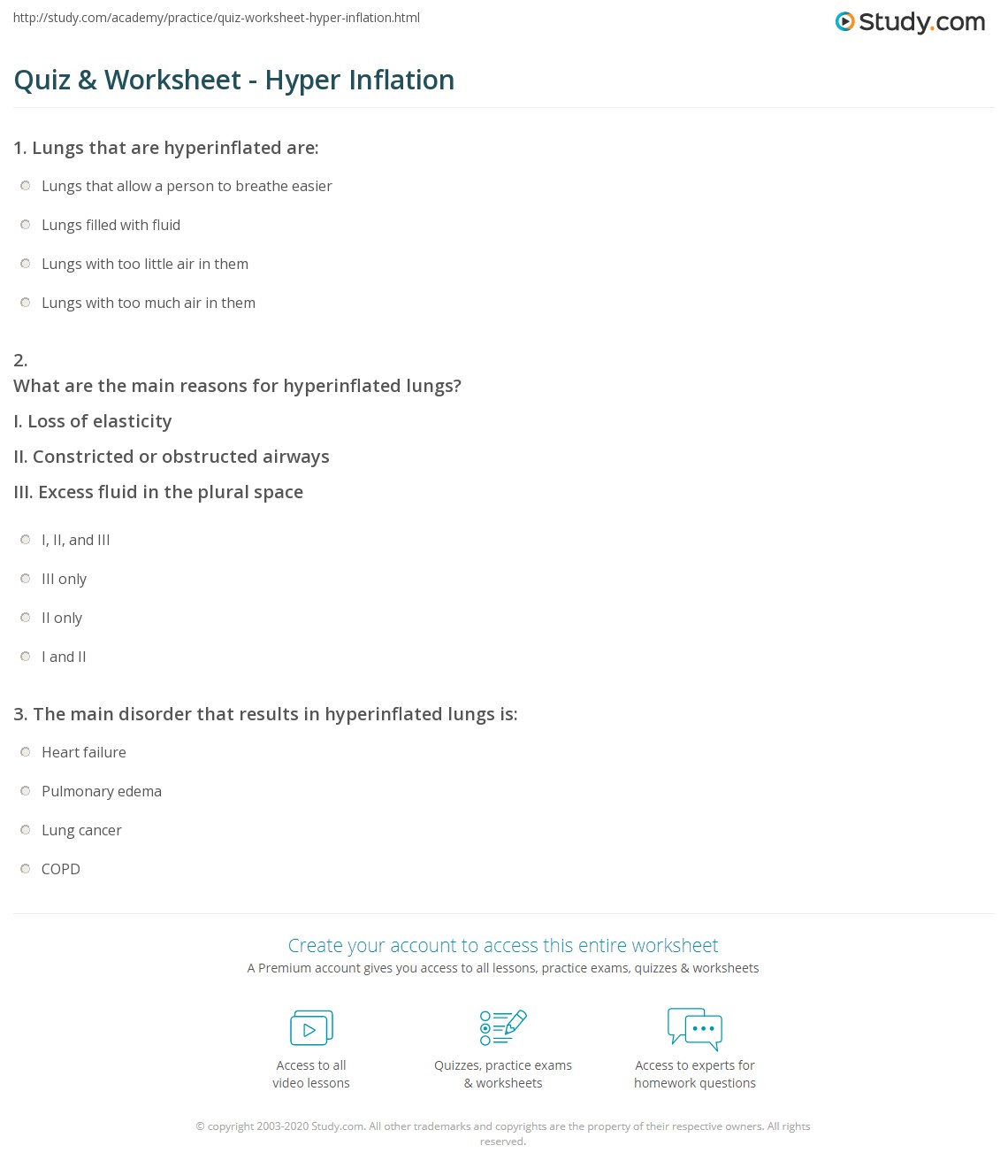 Quiz & Worksheet - Hyper Inflation | Study.com