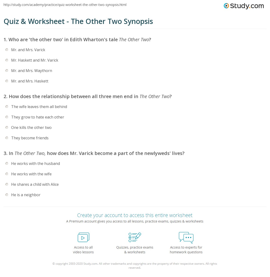 Quiz & Worksheet - The Other Two Synopsis | Study.com