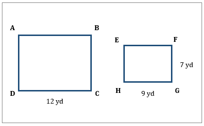 Finding the Area of a Similar Figure Using the Ratio of Area of Similar ...
