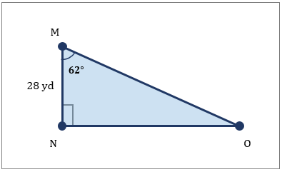 Using a Trigonometric Ratio to Find a Side Length in a Right Triangle ...