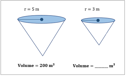 Finding the Volume of a Similar Solid Practice | Geometry Practice ...