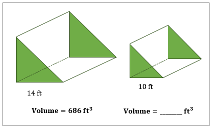 Finding the Volume of a Similar Solid Practice | Geometry Practice ...