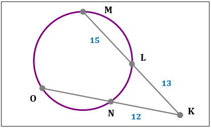 Finding Lengths of Two Secants Intersecting in the Exterior of a Circle ...