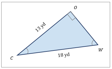 Using Trigonometric Ratios to Solve for an Angle of a Right Triangle ...