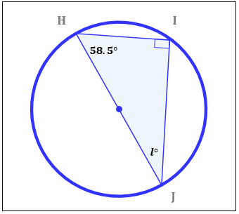 Identifying Angles in Inscribed Right Triangles Practice | Geometry ...