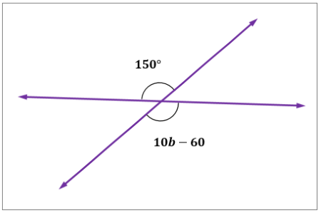 Solving Equations Involving Vertical Angles Practice | Algebra Practice ...