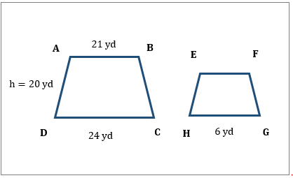 Finding the Area of a Similar Figure Using the Ratio of Area of Similar ...