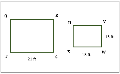 Finding the Area of a Similar Figure Using the Ratio of Area of Similar ...