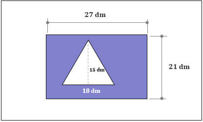 Finding Area Involving Rectangles and Triangles Practice | Geometry ...
