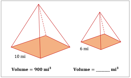 Finding the Volume of a Similar Solid Practice | Geometry Practice ...