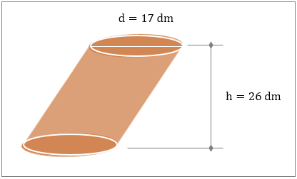 Finding the Volume of an Oblique Cylinder Practice | Geometry Practice ...