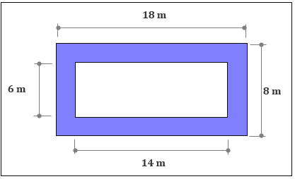 Finding the Area Between Two Rectangles Practice | Geometry Practice ...