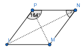 Finding Angle Measures Involving Diagonals of a Rhombus Practice ...