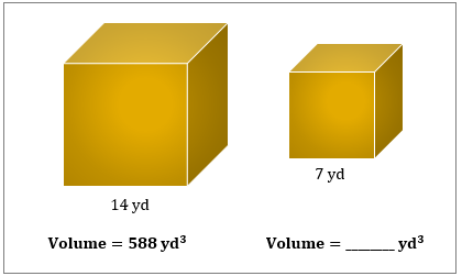 Finding the Volume of a Similar Solid Practice | Geometry Practice ...