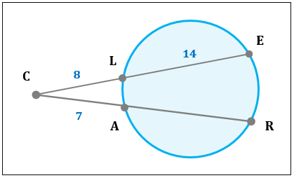 Finding Lengths of Two Secants Intersecting in the Exterior of a Circle ...