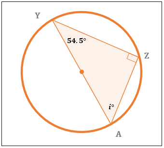 Identifying Angles in Inscribed Right Triangles Practice | Geometry ...