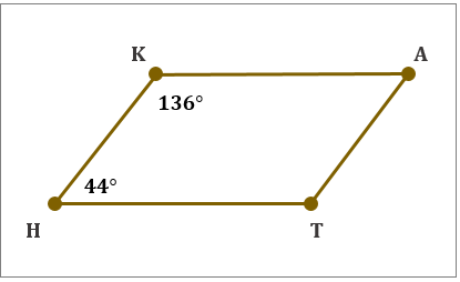 Finding Missing Angles in Parallelograms Practice | Geometry Practice ...