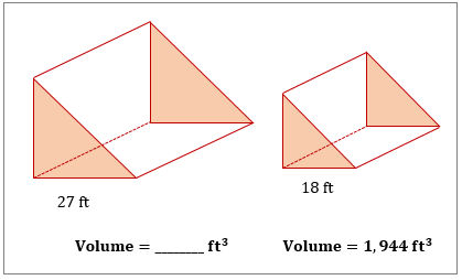 Finding the Volume of a Similar Solid Practice | Geometry Practice ...