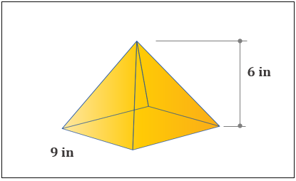 Finding the Surface Area of a Pyramid Practice | Geometry Practice ...
