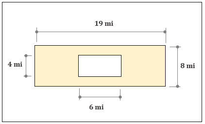 Finding the Area Between Two Rectangles Practice | Geometry Practice ...