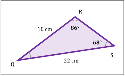 Finding the Area of a Triangle with the Law of Sines Practice | Algebra ...