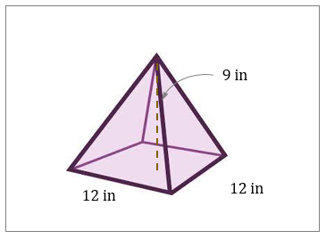 Finding the Volume of a Pyramid Practice | Geometry Practice Problems ...