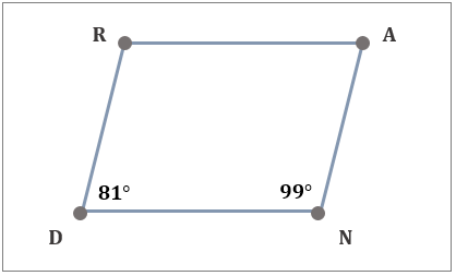 Finding Missing Angles in Parallelograms Practice | Geometry Practice ...