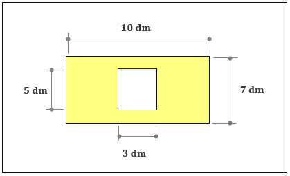Finding the Area Between Two Rectangles Practice | Geometry Practice ...