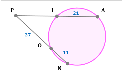 Finding Lengths of Two Secants Intersecting in the Exterior of a Circle ...