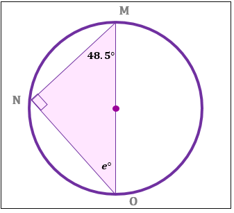 Identifying Angles in Inscribed Right Triangles Practice | Geometry ...