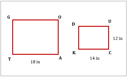 Finding the Area of a Similar Figure Using the Ratio of Area of Similar ...