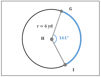 Finding Arc Length from Subtended Angle Practice | Geometry Practice ...
