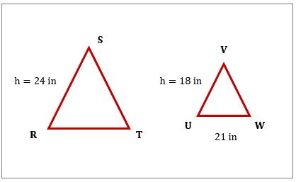 Finding the Area of a Similar Figure Using the Ratio of Area of Similar ...