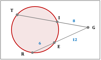 Finding Lengths of Two Secants Intersecting in the Exterior of a Circle ...