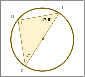Identifying Angles in Inscribed Right Triangles Practice | Geometry ...