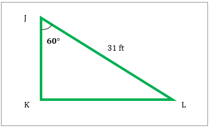 Using Trigonometry to Find the Area of a Right Triangle Practice ...