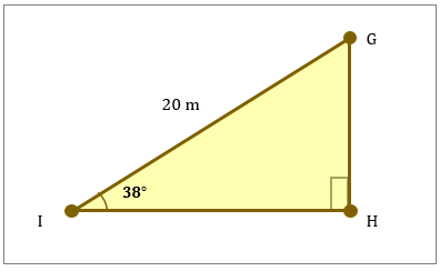 Using a Trigonometric Ratio to Find a Side Length in a Right Triangle ...