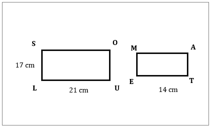 Finding the Area of a Similar Figure Using the Ratio of Area of Similar ...