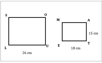 Finding the Area of a Similar Figure Using the Ratio of Area of Similar ...