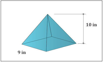 Finding the Surface Area of a Pyramid Practice | Geometry Practice ...