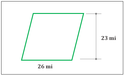 Finding the Area of a Rhombus Practice | Geometry Practice Problems ...