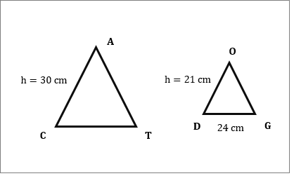 Finding the Area of a Similar Figure Using the Ratio of Area of Similar ...