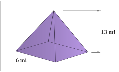 Finding the Surface Area of a Pyramid Practice | Geometry Practice ...