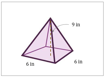 Finding the Volume of a Pyramid Practice | Geometry Practice Problems ...