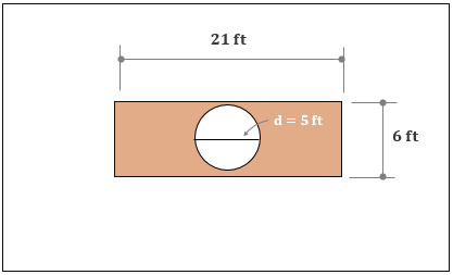 Finding Area Involving Rectangles and Circles Practice | Geometry ...