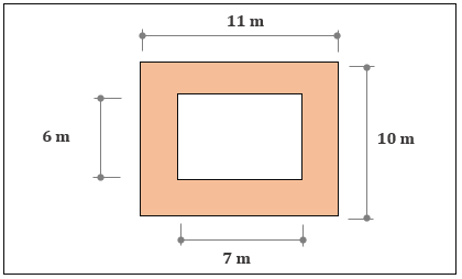 Finding the Area Between Two Rectangles Practice | Geometry Practice ...