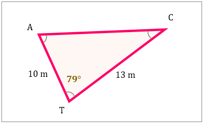 Finding the Area of a Triangle with the Law of Sines Practice | Algebra ...