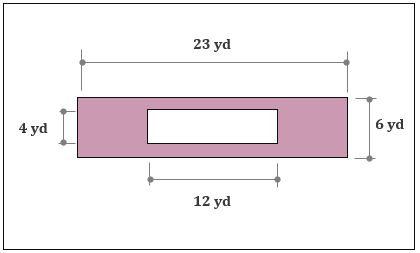 Finding the Area Between Two Rectangles Practice | Geometry Practice ...